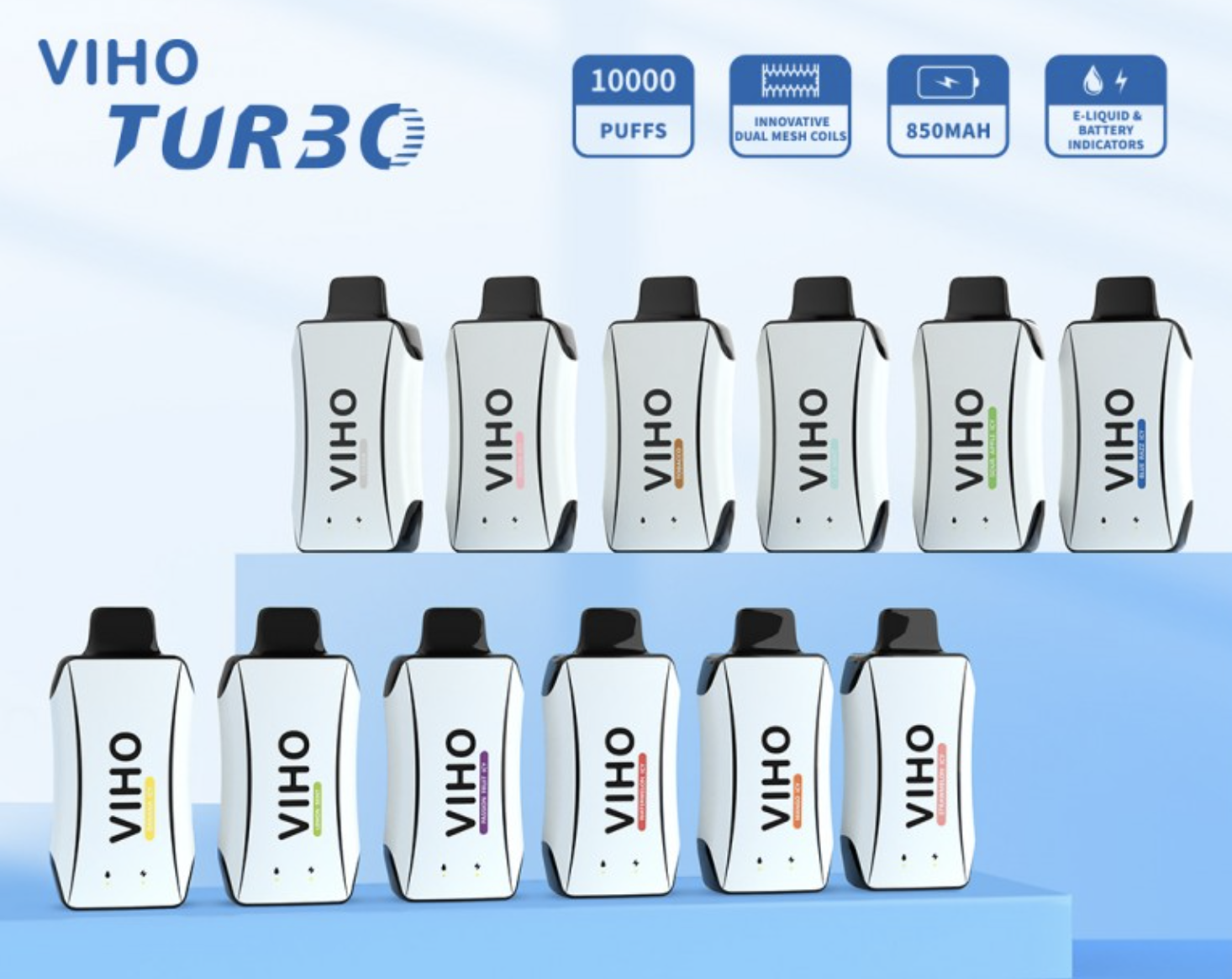 Review VIHO Turbo 10000 puffs Disposable Vape | where to buy - General Vape