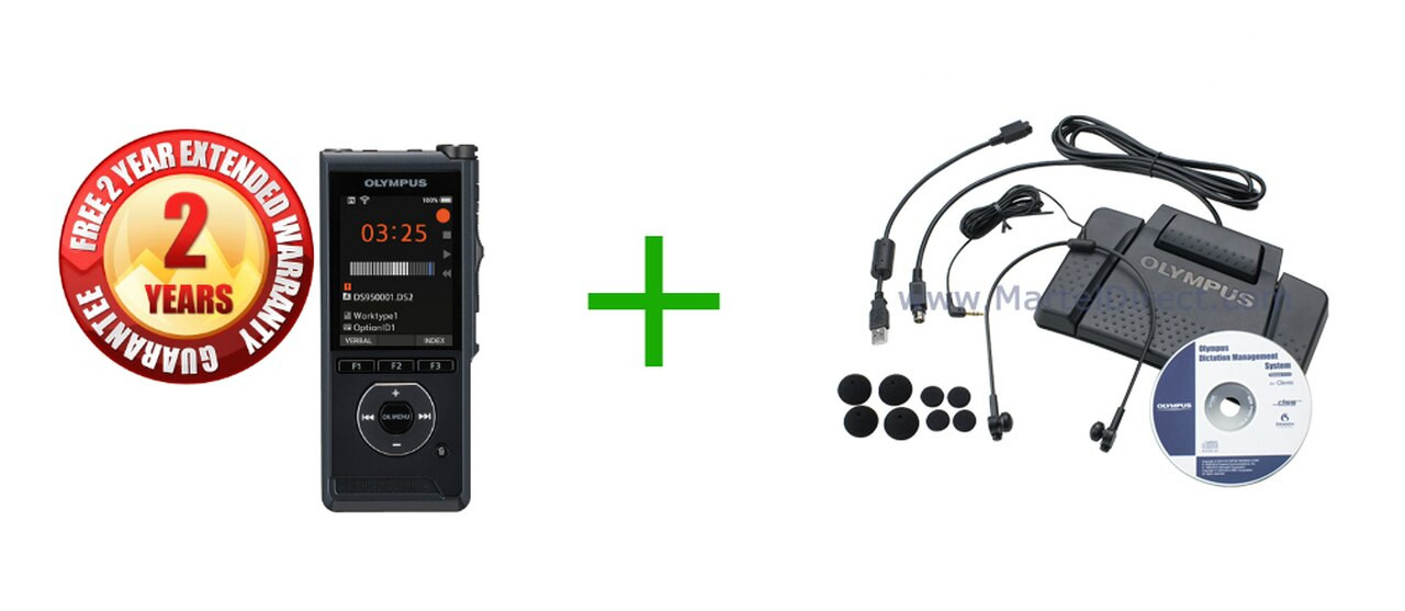 Olympus Professional Dictation recorder and transcribers