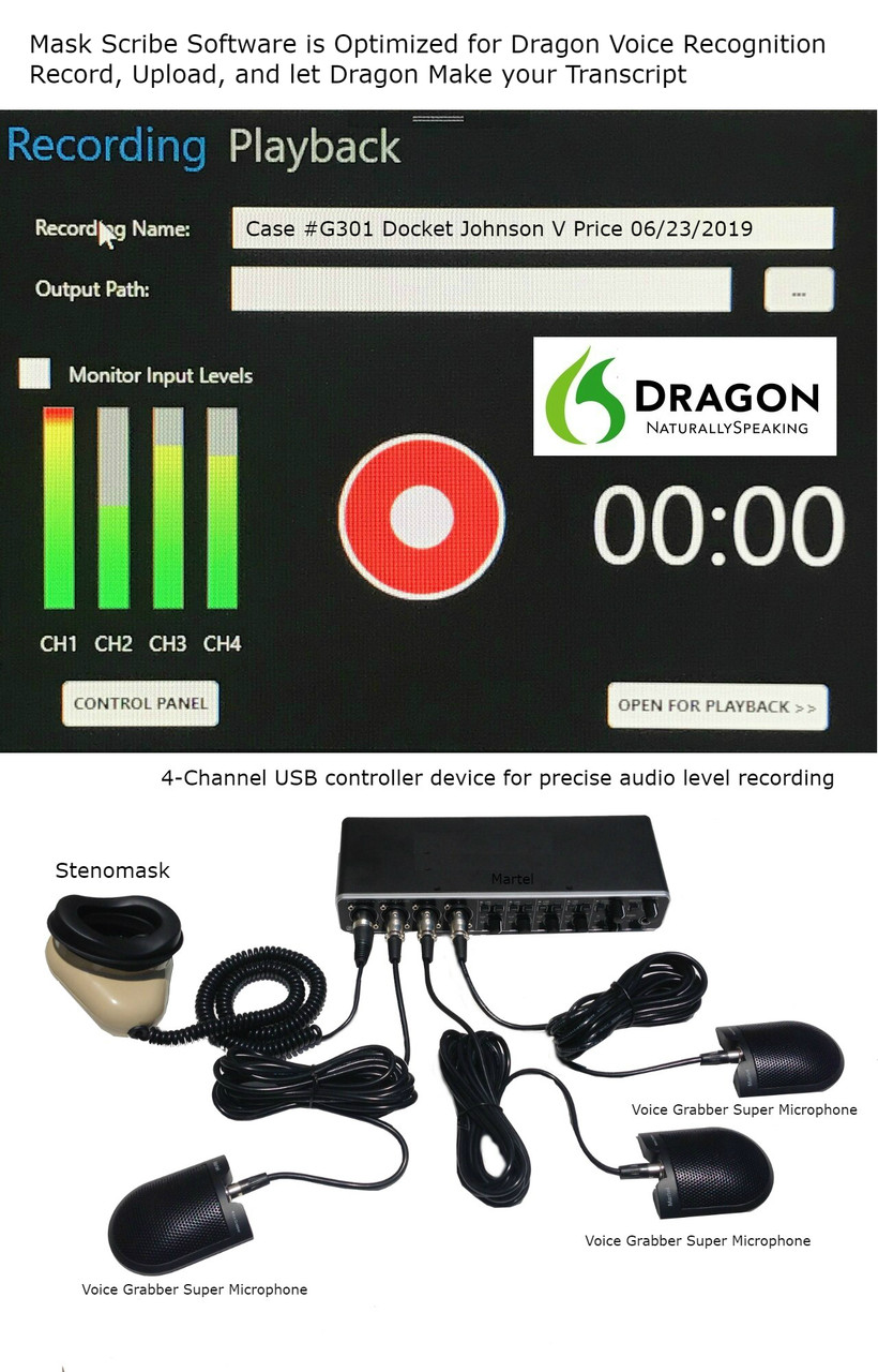 Mask Scribe 4-Channel Digital Recording System software designed for ...