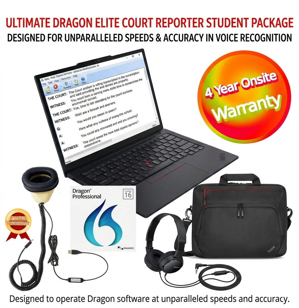 College of Court Reporting 32 Gig Laptop Packages - Martel Electronics