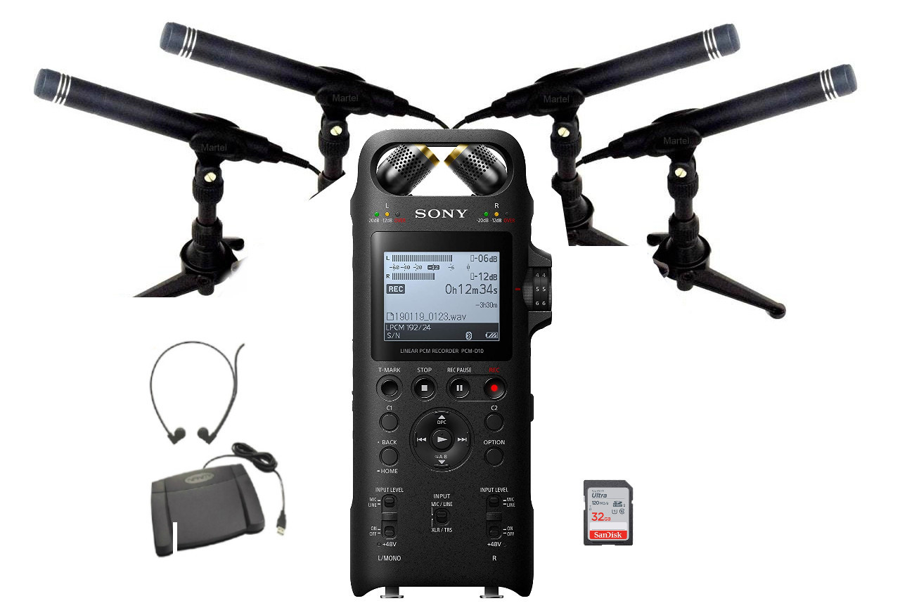 Digital Court Reporter 5000 Courtroom Recorder Package w/4 Courtroom ...