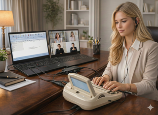 StenoMask for Court Reporters | Martel Electronics