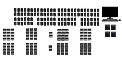 100 Officer Police Body Camera Package with 160 Terabyte Storage ...