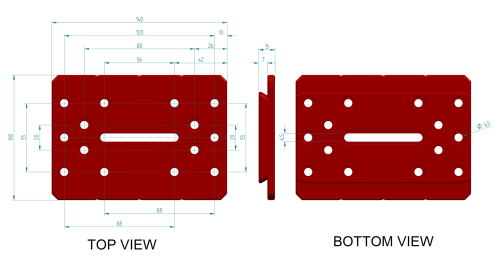 Primaluce Lab Losmandy style dovetail plate 140mm PLUS - Ontario Telescope