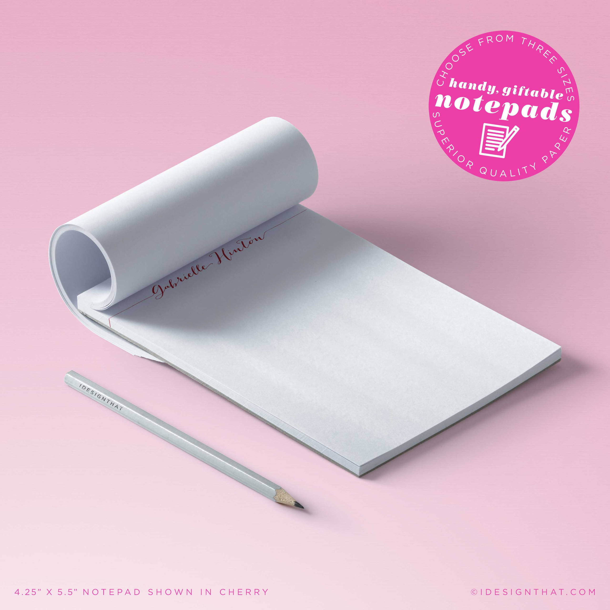 Simple Calligraphy Notepad