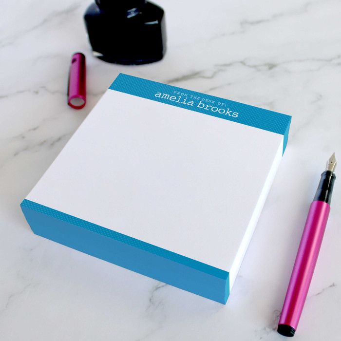 Square From the Desk Of Notepads | Custom Stationery