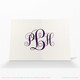 Traditional Folded Notecards – Monogram Gift | iDesignThat