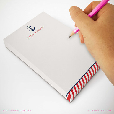 Nautical Anchor Notepad