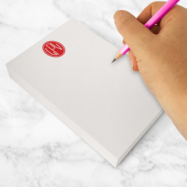 Circle Monogram Notepad