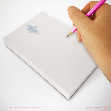 Diamond Monogram Notepad