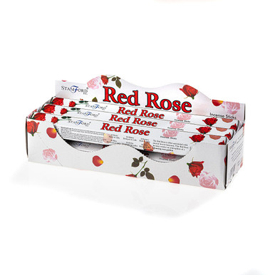 Wholesale Stamford Red Rose Incense Sticks | 6 Pack