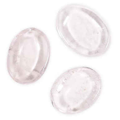 Wholesale Clear Quartz Worry Stone | Holistic Trader