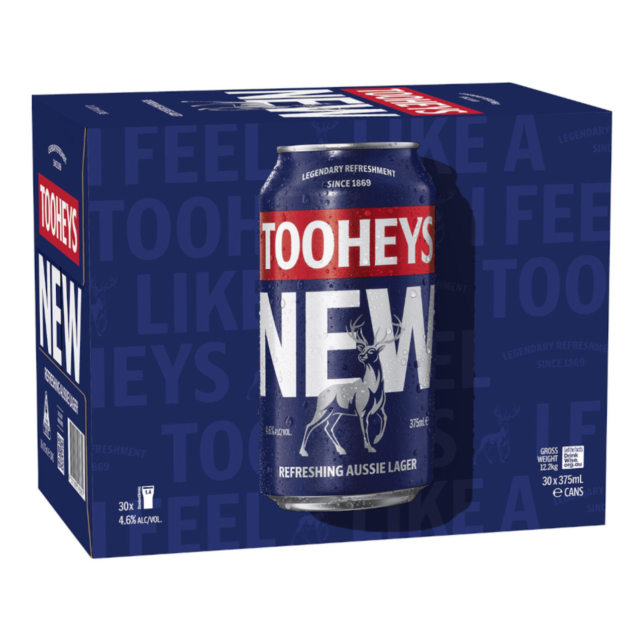 TOOHEYS NEW CAN 30PK 375ML | Star Liquor