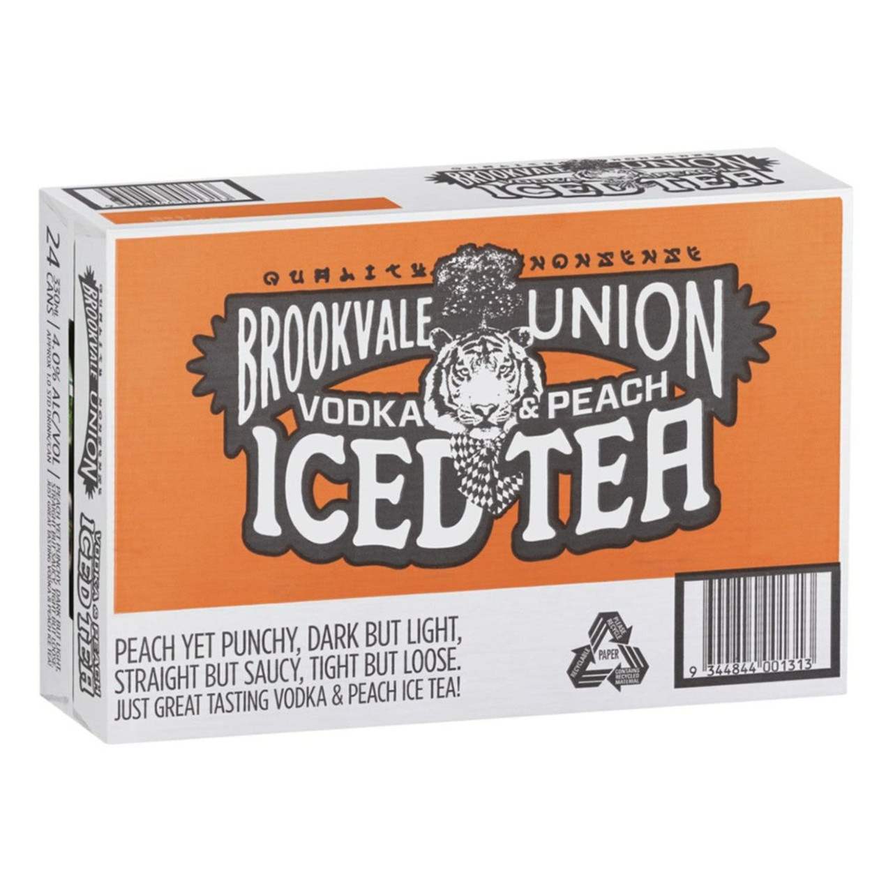 BROOKVALE UNION PEACH TEA CTN 330ML | Star Liquor
