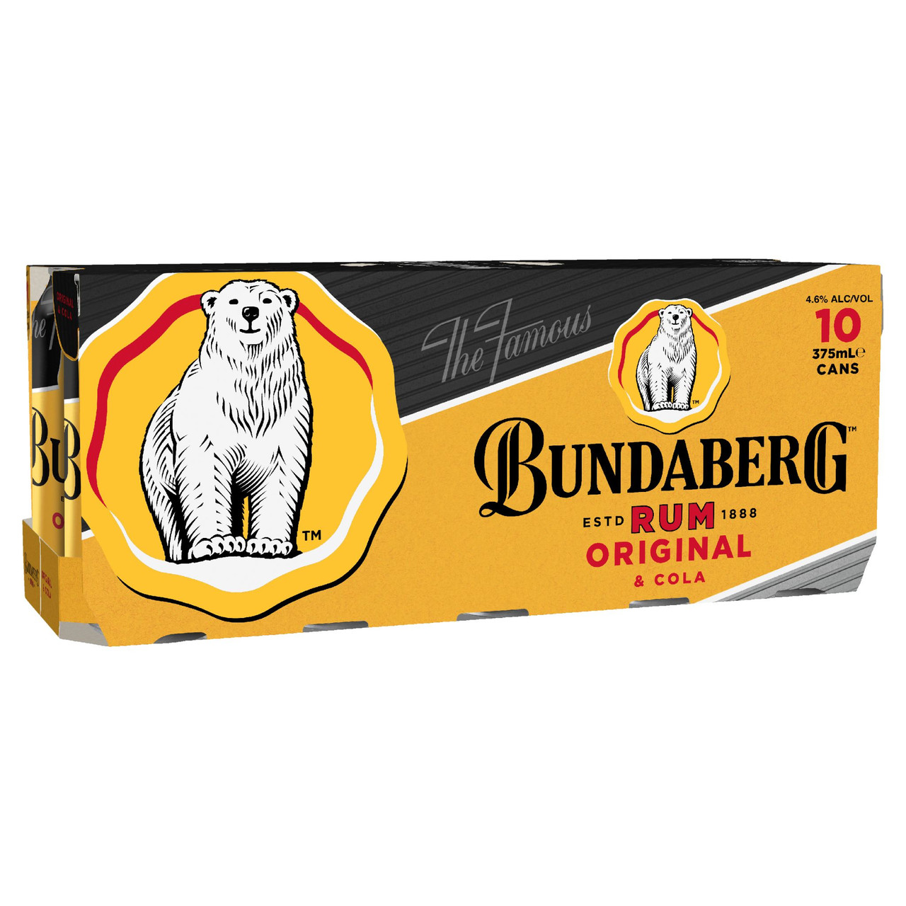 BUNDY & COLA CAN 10 PACK 375ML | Star Liquor
