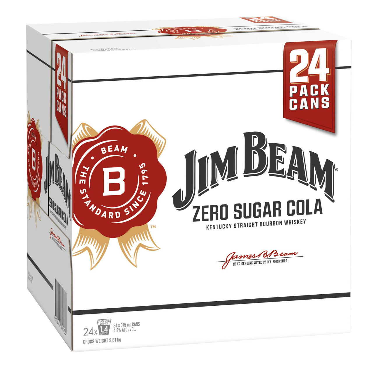 JIM BEAM ZERO & COLA CUBE 375ML | Star Liquor