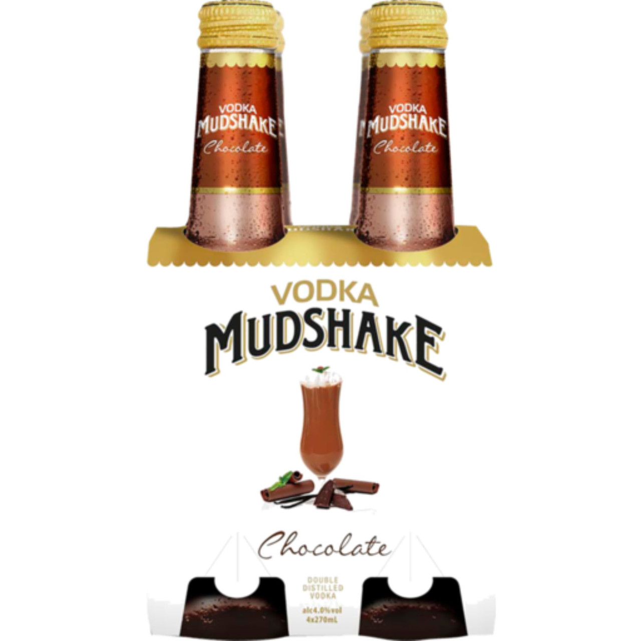 Mudshake Chocolate 4Pk 270mL | Star Liquor