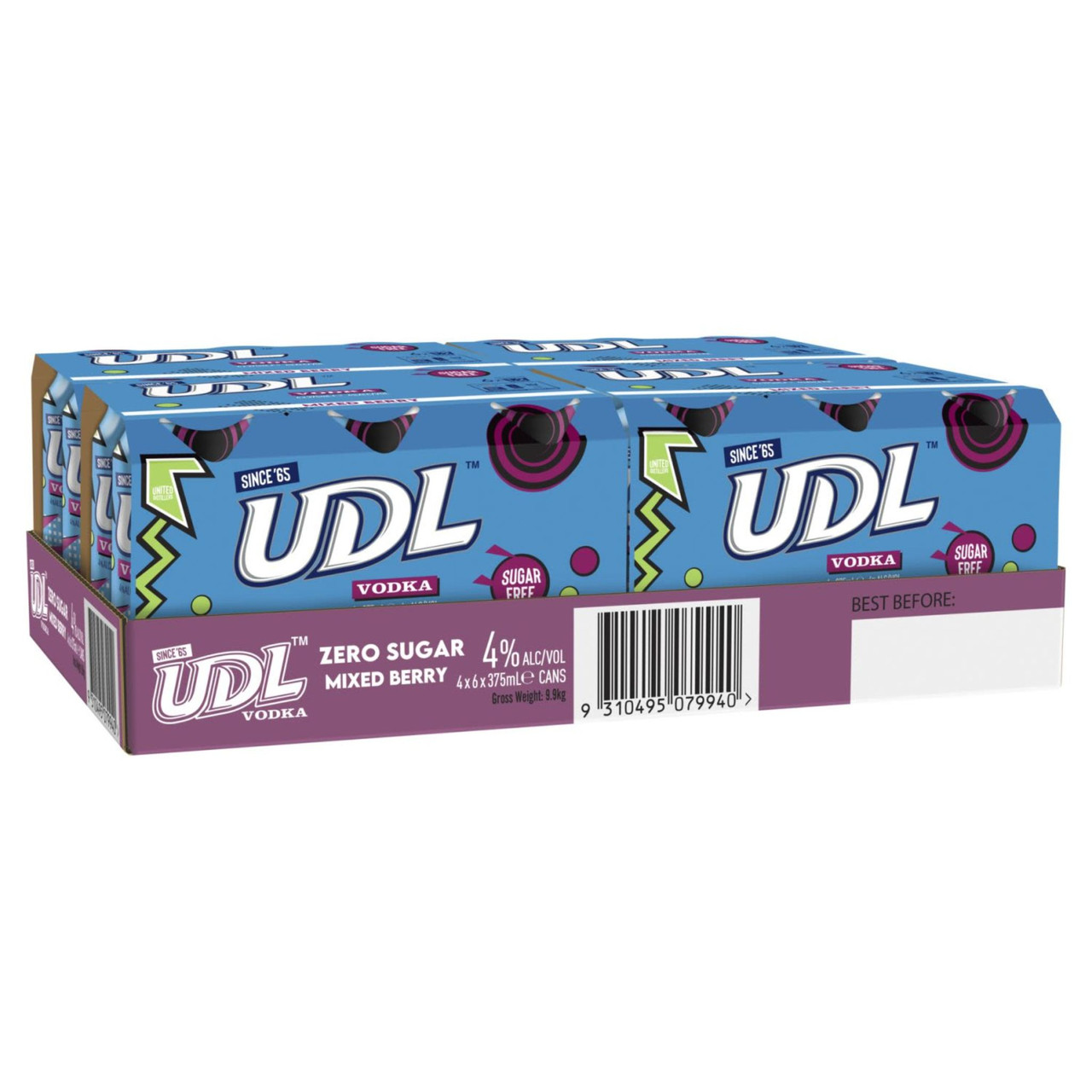UDL ZERO MIXED BERRY CAN CTN 375ML | Star Liquor