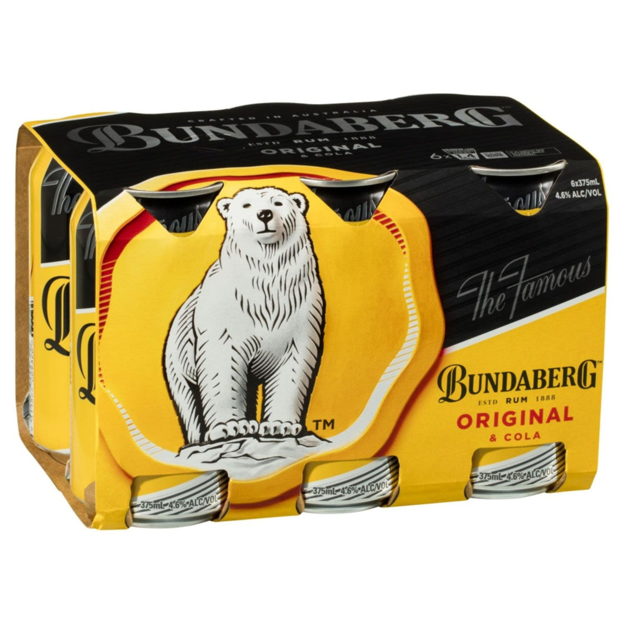 BUNDY & COLA CAN 6PK 375ML | Star Liquor