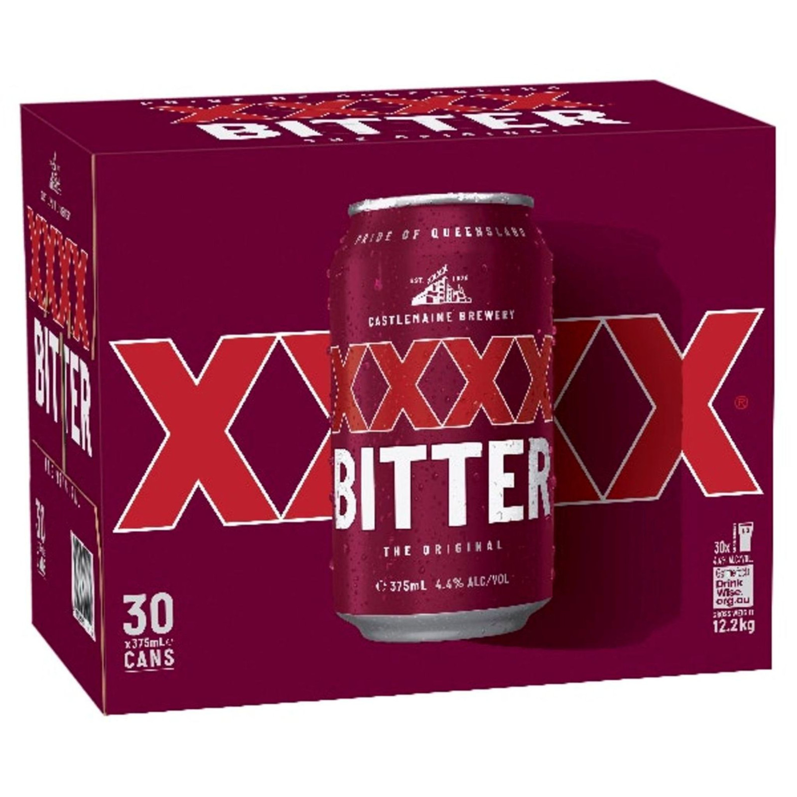 XXXX BITTER CAN 30PK 375ML | Star Liquor