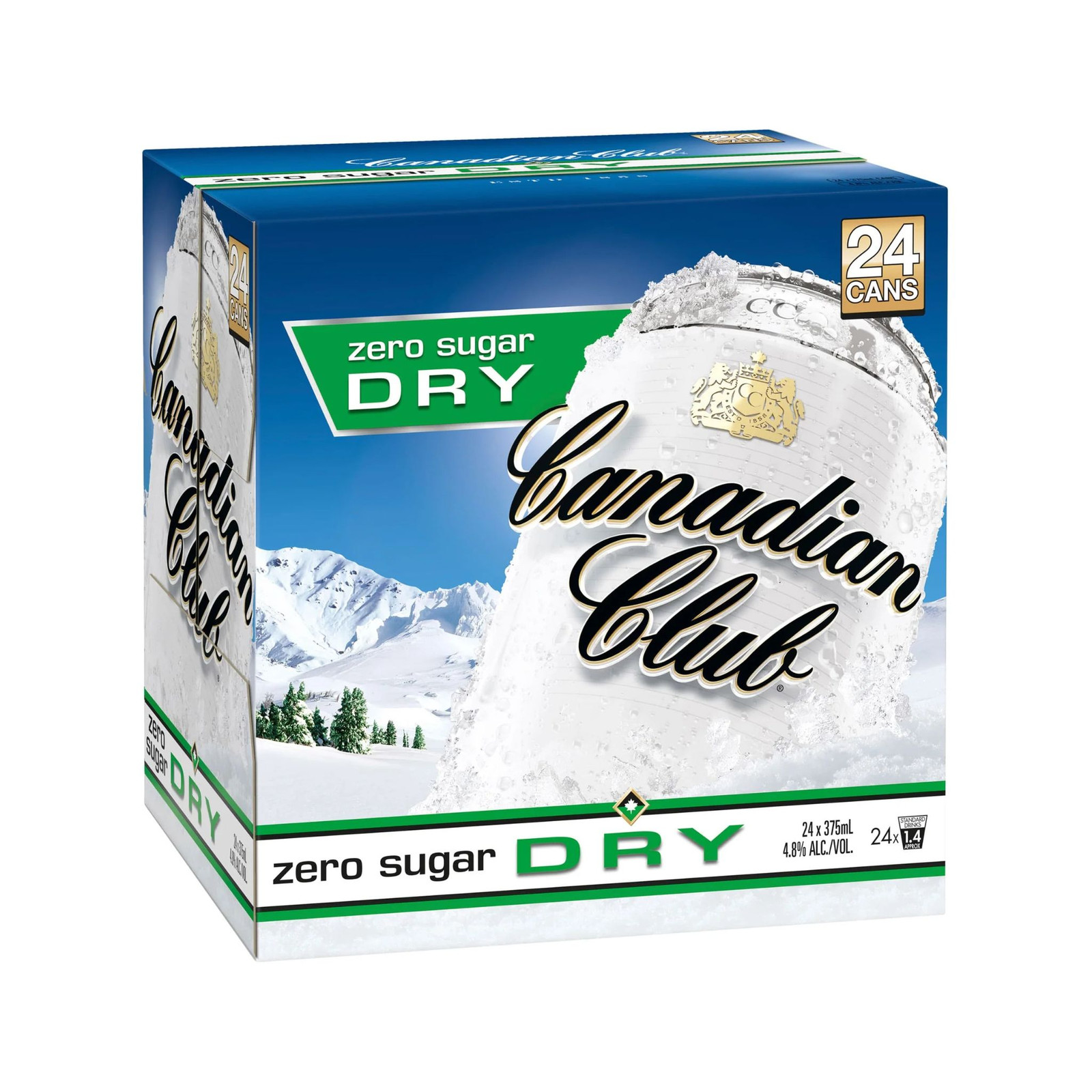 CANADIAN CLUB DRY CUBE 375ML | Star Liquor