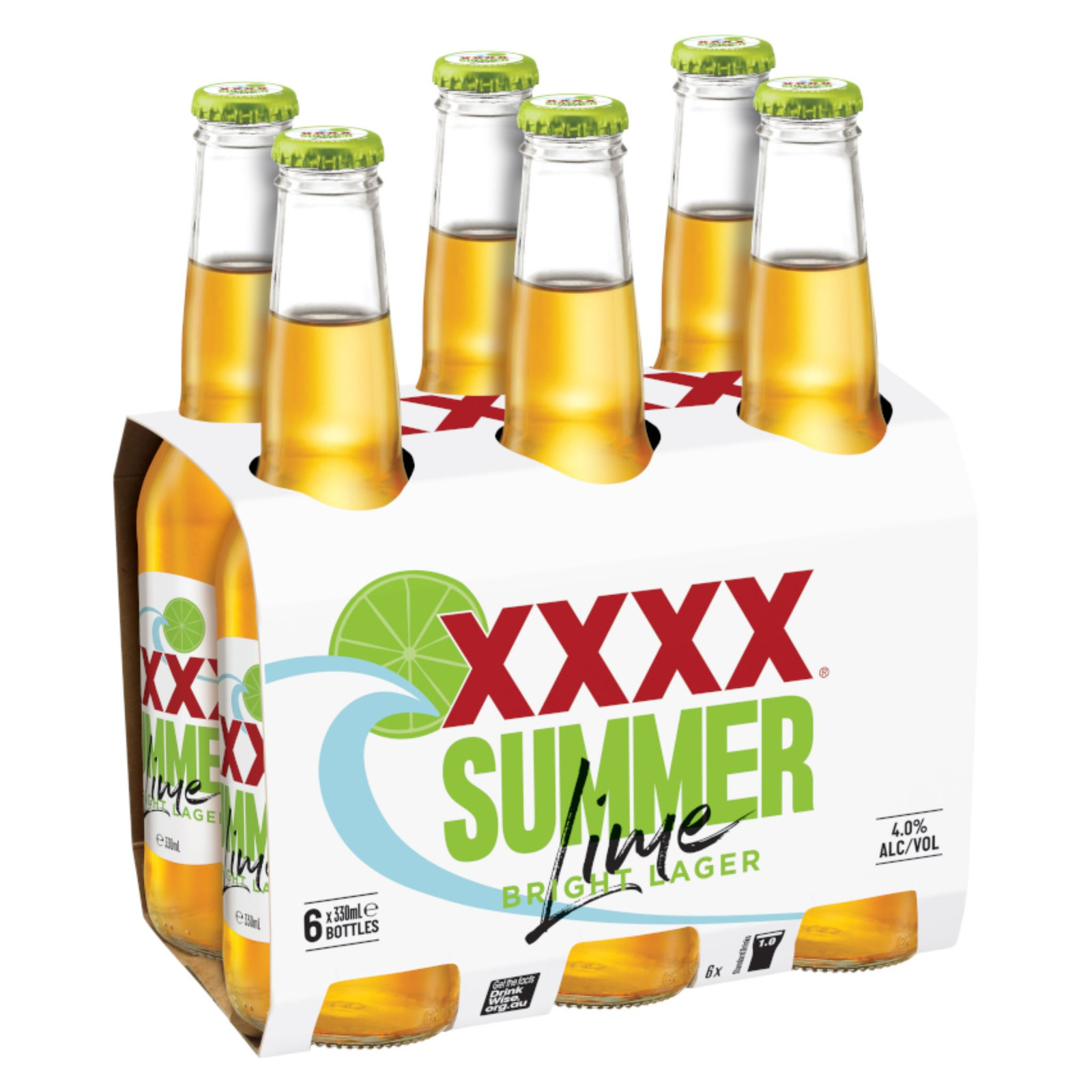 XXXX SUMMER LIME 6PK 330ML | Star Liquor