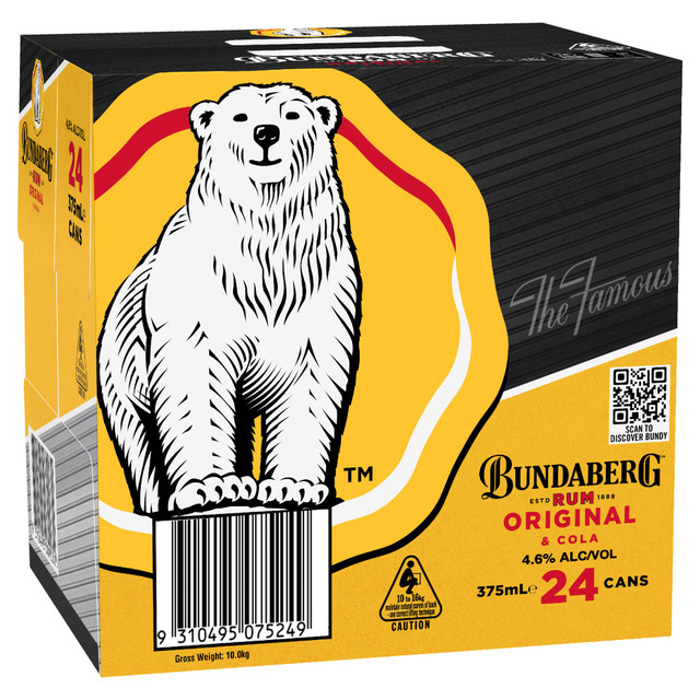 BUNDY & COLA CAN CUBE 375ML | Star Liquor