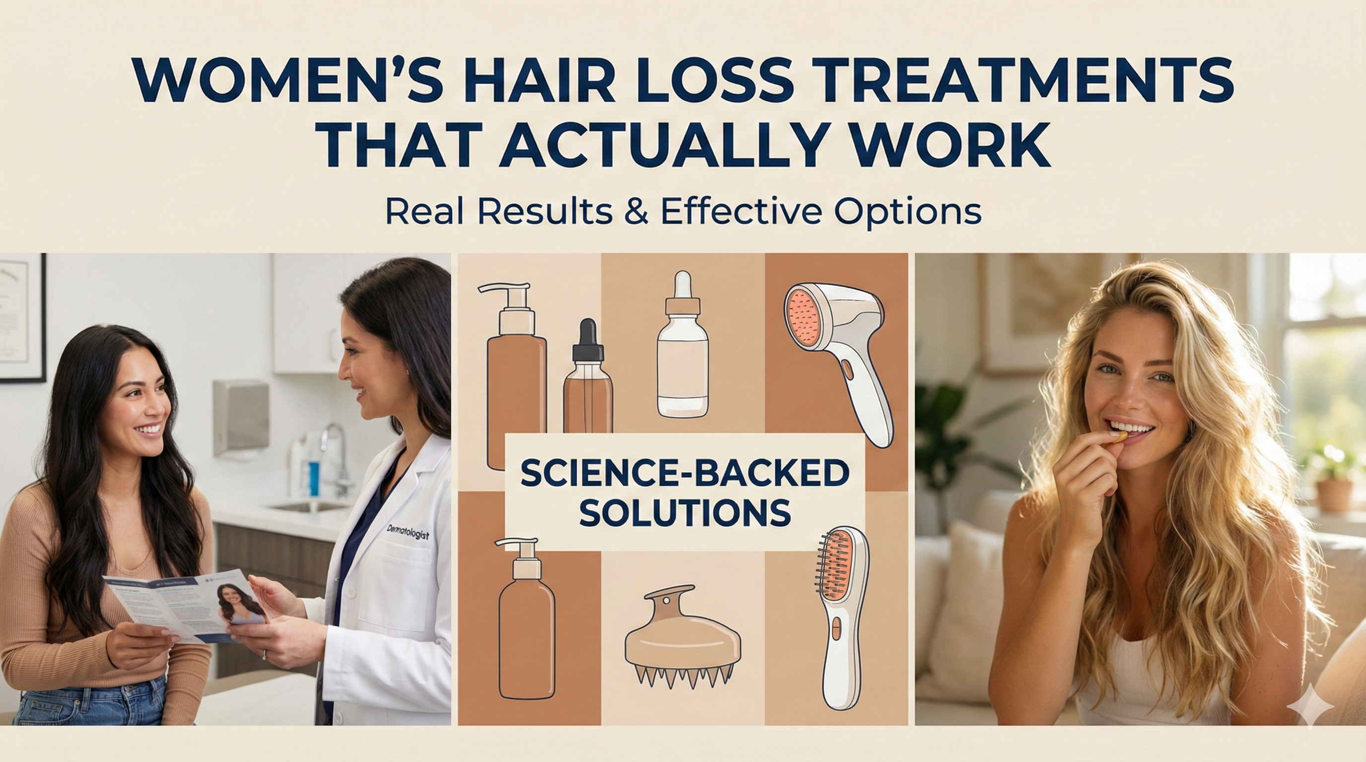 Women’s Hair Loss Treatments That Actually Work - Xandrox