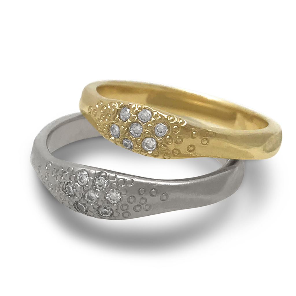 Modern Sandy Ring from Keiko Mita | Fine Art Jewelry