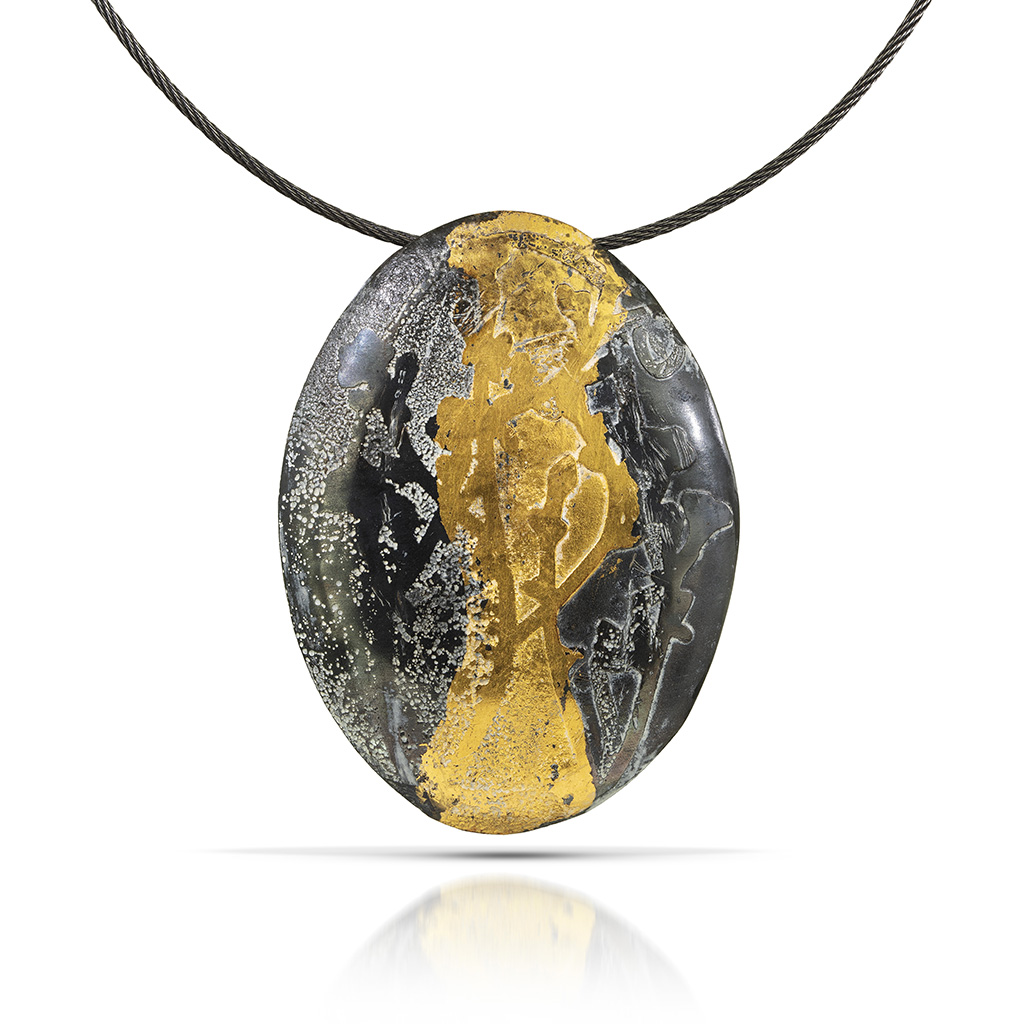 Prophecy Pendant | Steel Art Jewelry by Bette Barnett