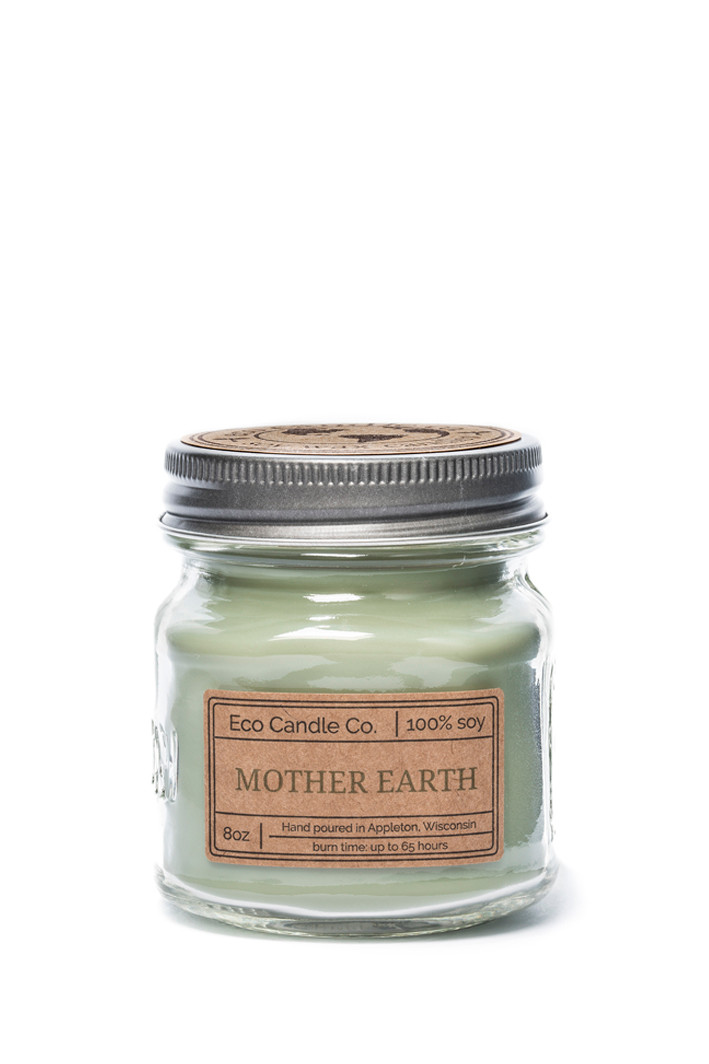 Eco Candle Co. | 8oz mason MOTHER EARTH soy candle