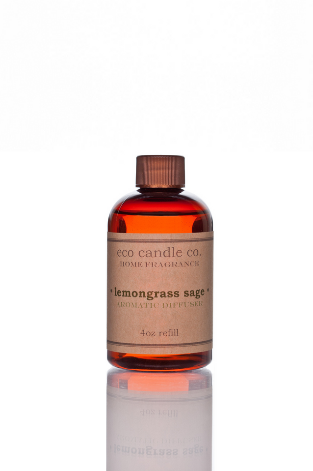 reed diffuser oil REFILL with new reeds | Eco Candle Co.