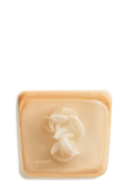 stasher sandwich bag PAPAYA | reusable silicone storage bag