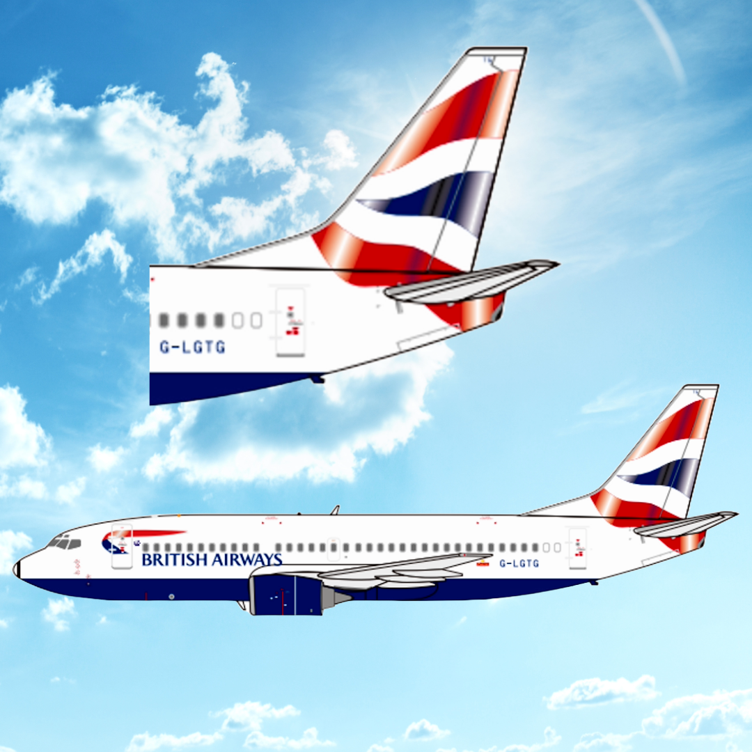 ARD Models British Airways Chatham Boeing 737-3Q8 Chatham G-LGTG with ...