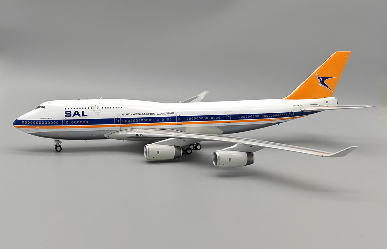 Inflight 200 South African Airways Boeing 747-444 ZS-SAW Polished Scale ...