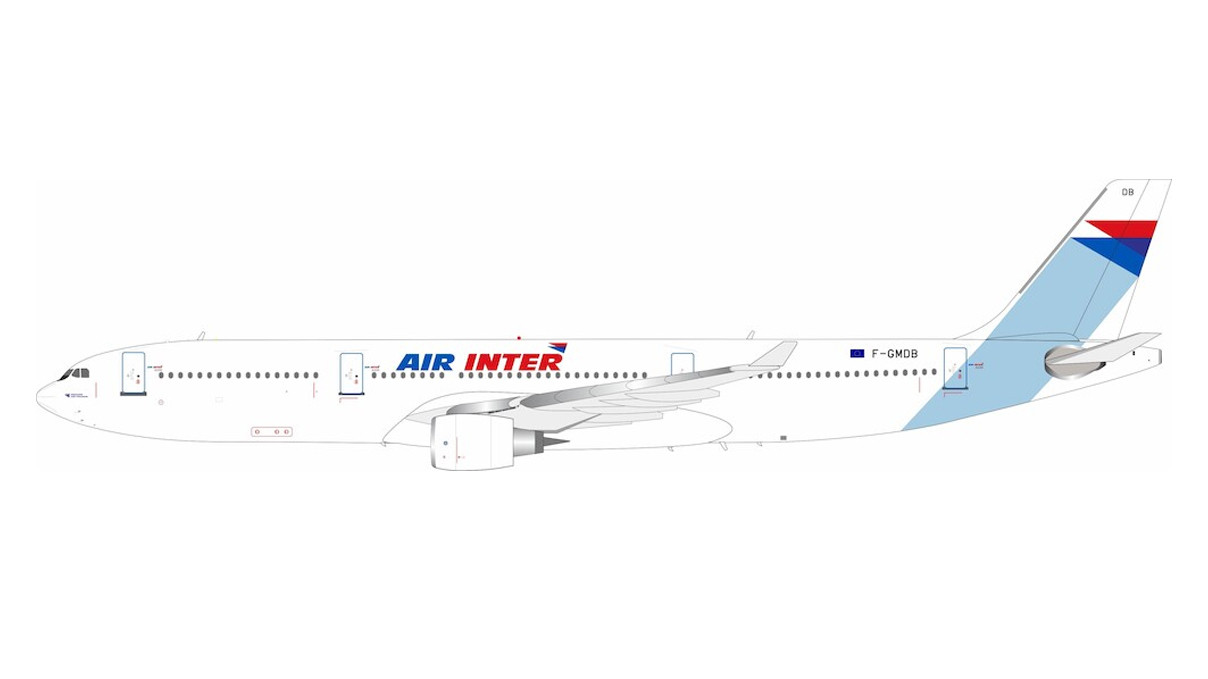 WB, Models, Air, Inter, Airbus, A330-301, F-GMDB, Scale, 1/200, B-333-MDB