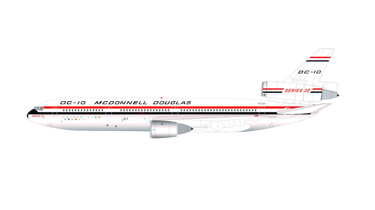 Inflight200 Douglas DC-10-30 McDonnell Douglas N1339U Scale 1/200 ...