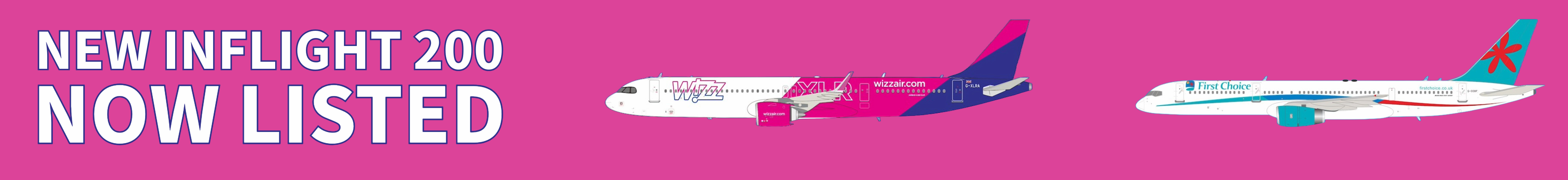 Inflight 200 model aircraft