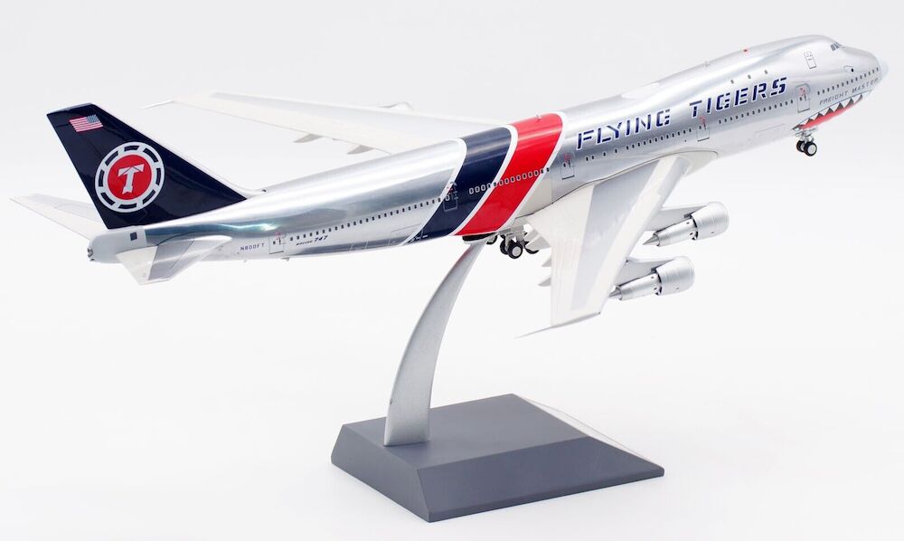 Inflight 200 Flying Tigers Boeing 747-123F N800FT Polished with key tag ...