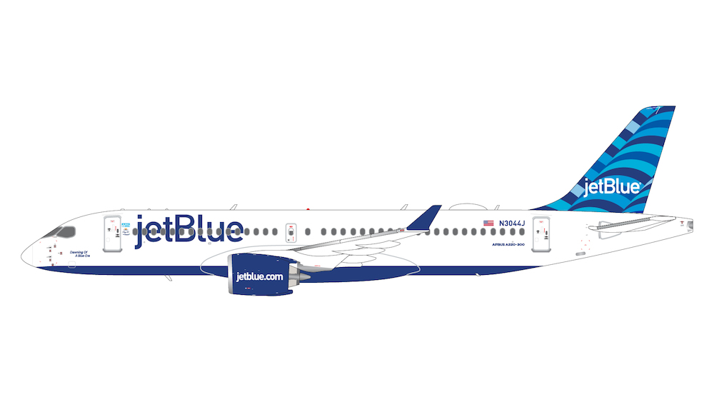 Gemini 200 JetBlue Airway Airbus A220-300 s N3044J Scale 1/200 ...