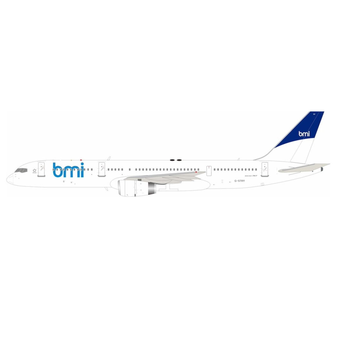 Inflight 200 BMI British Midland Boeing 757-200 G-STRY Scale 1/200 ...
