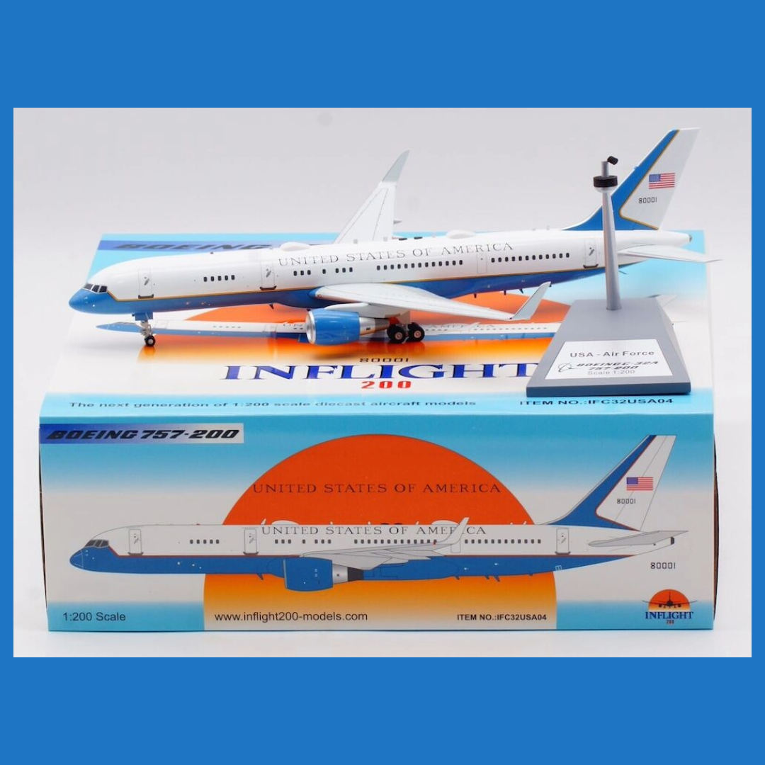 Inflight 200 USAF United States Air Force Boeing 757-200 C-32A 98-0001 ...