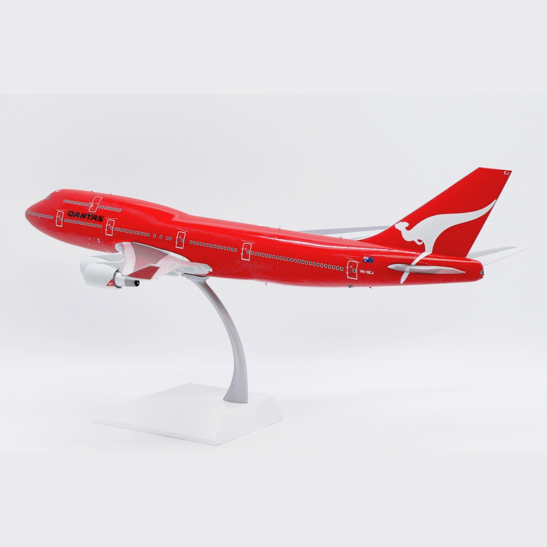 JC Wings Qantas "All Red" Boeing 747-400 VH-OEJ Scale 1/200 XX20376 ...