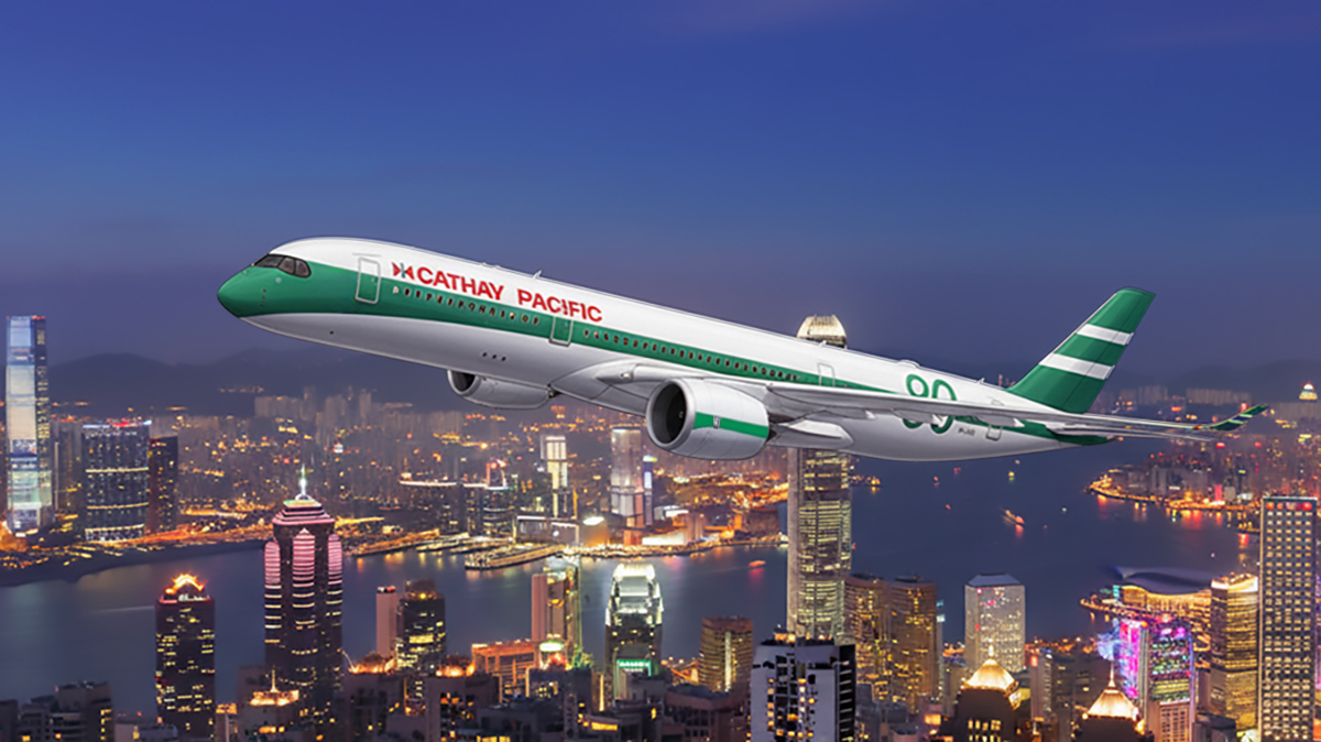 WB Models Cathay Pacific Airbus A350-900 B-LRJ Scale 1/200 WBA3509024