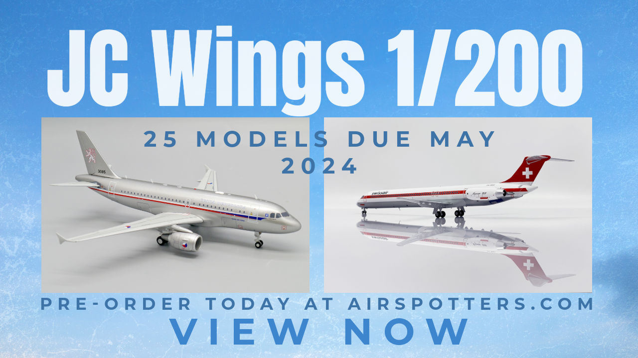 JC WINGS 25 MODELS DUE MAY 2024 - Airspotters.com