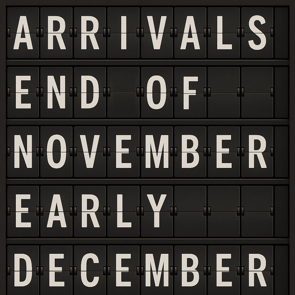 Arrivals End of November & Early December - Airspotters.com