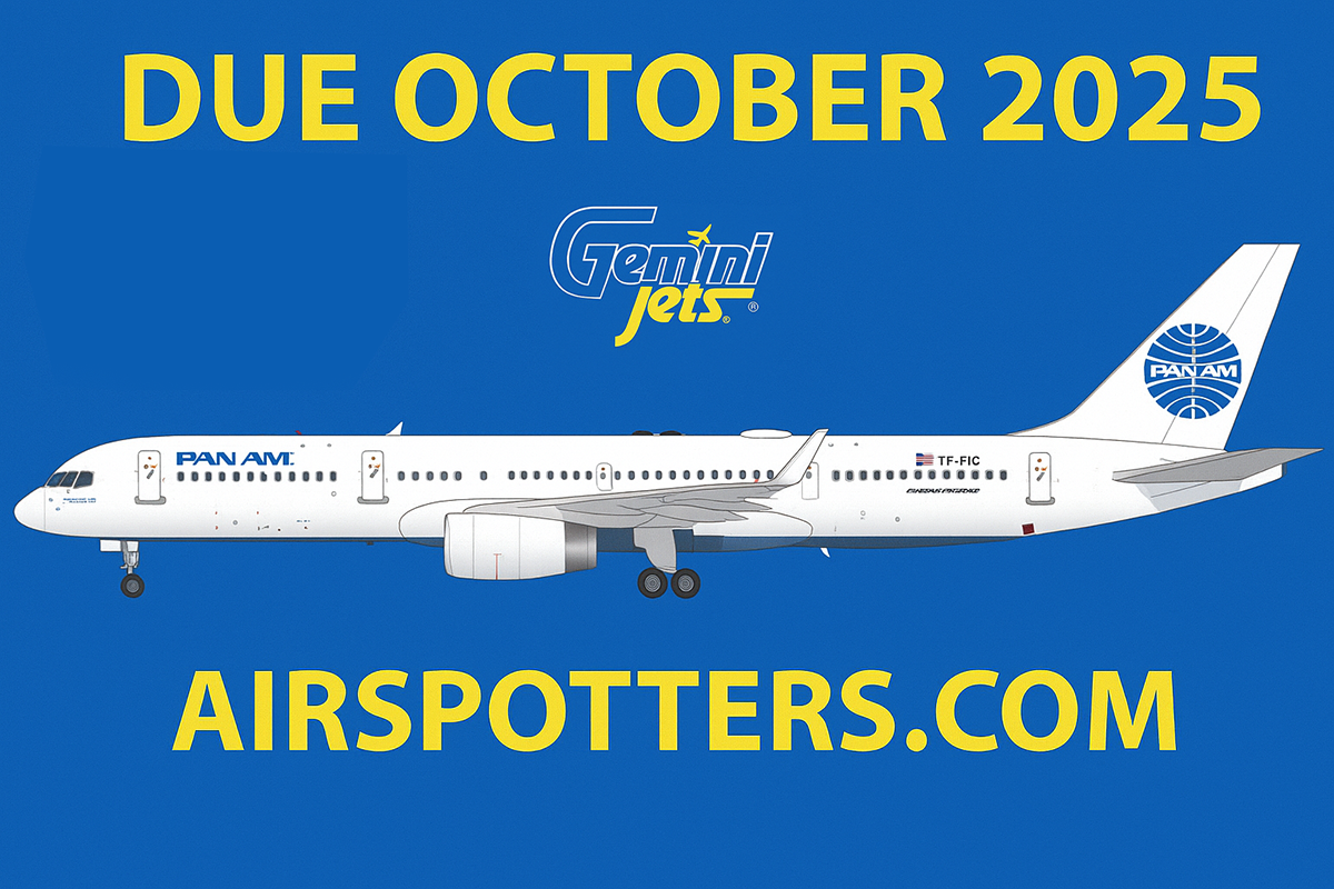 Gemini Jets, Pan Am, Boeing 757-200W, TF-FIC “Yankee Clipper II”, Scale ...