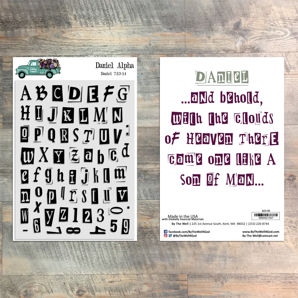 Daniel Alpha - 65 Piece 6x8 Stamp Set - ByTheWell4God