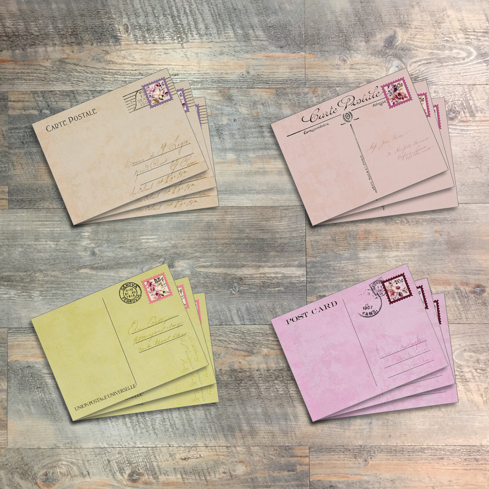 Postcard Journaling Cards - By Invitation Only - 12-3x4 Journaling ...