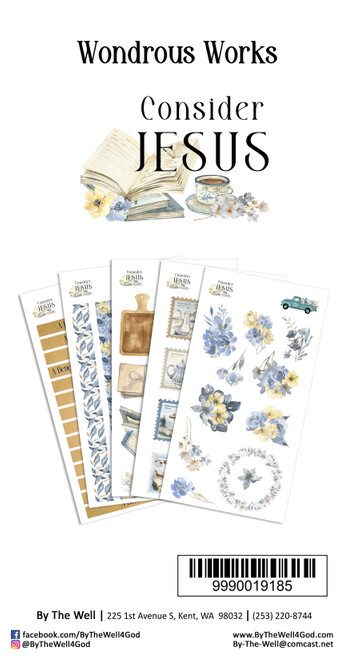 Extra Die Cut Set for "Consider Jesus" - ByTheWell4God